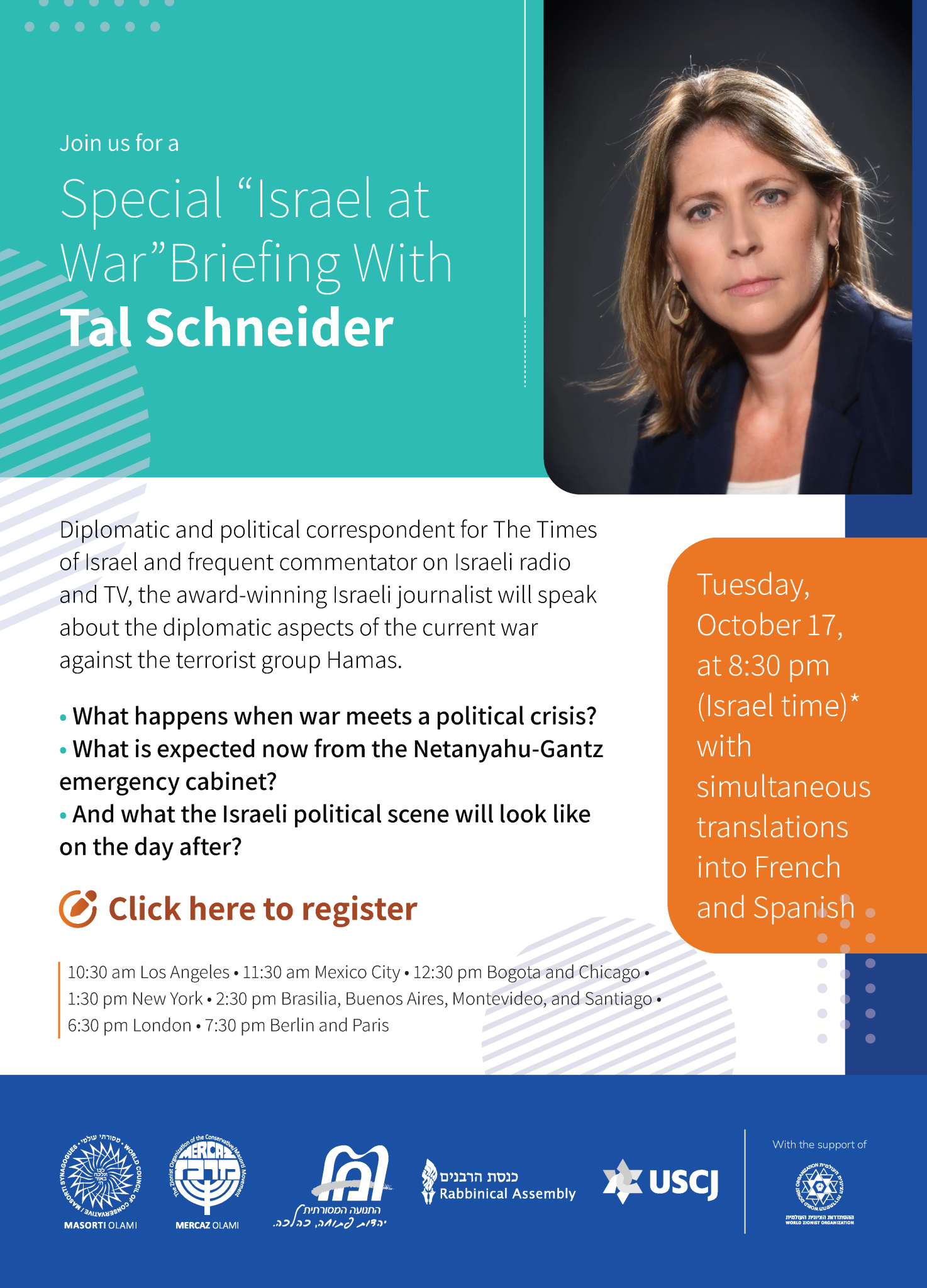 The War on Israel: What’s Next with Times of Israel commentator Tal ...